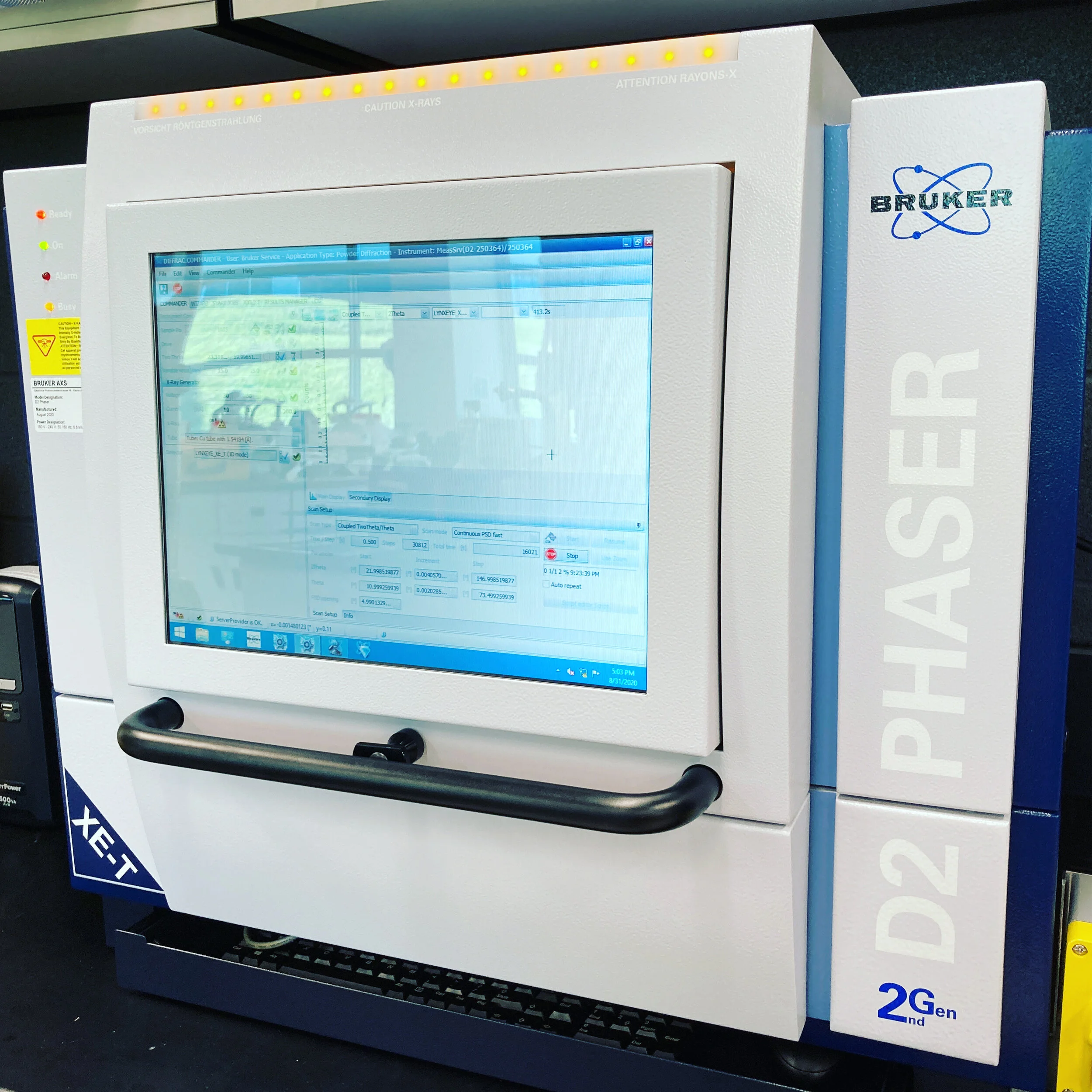 D2 Phaser X-ray diffractometer — PowerGeoLab