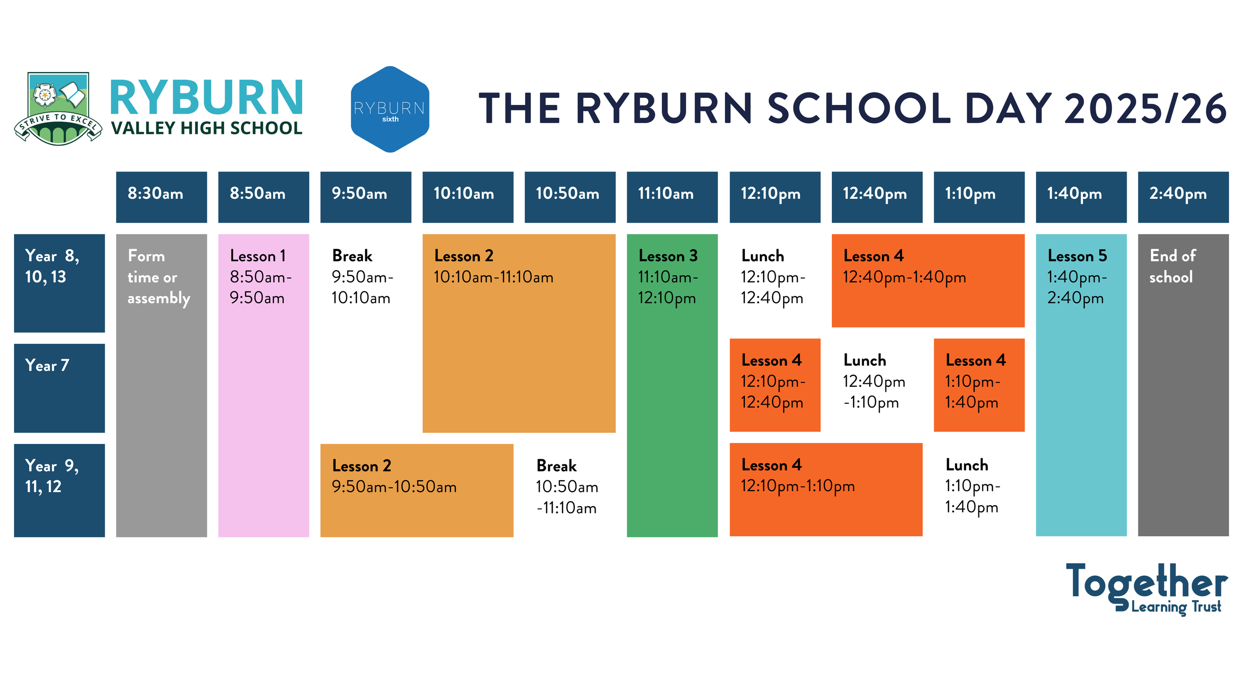 The School Day 2024/25 — Ryburn Valley High School