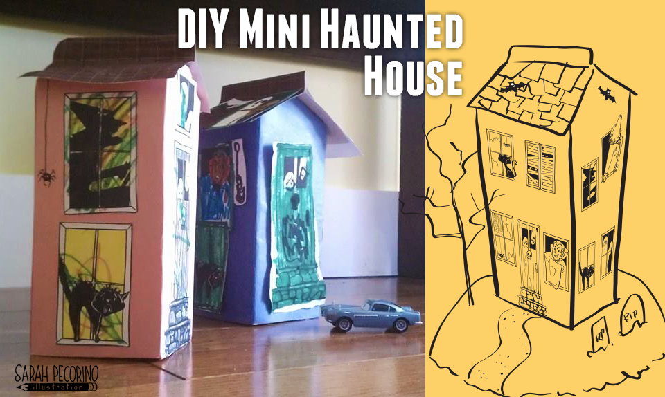 How to Make a Mini Haunted house — Sarah Pecorino Illustration
