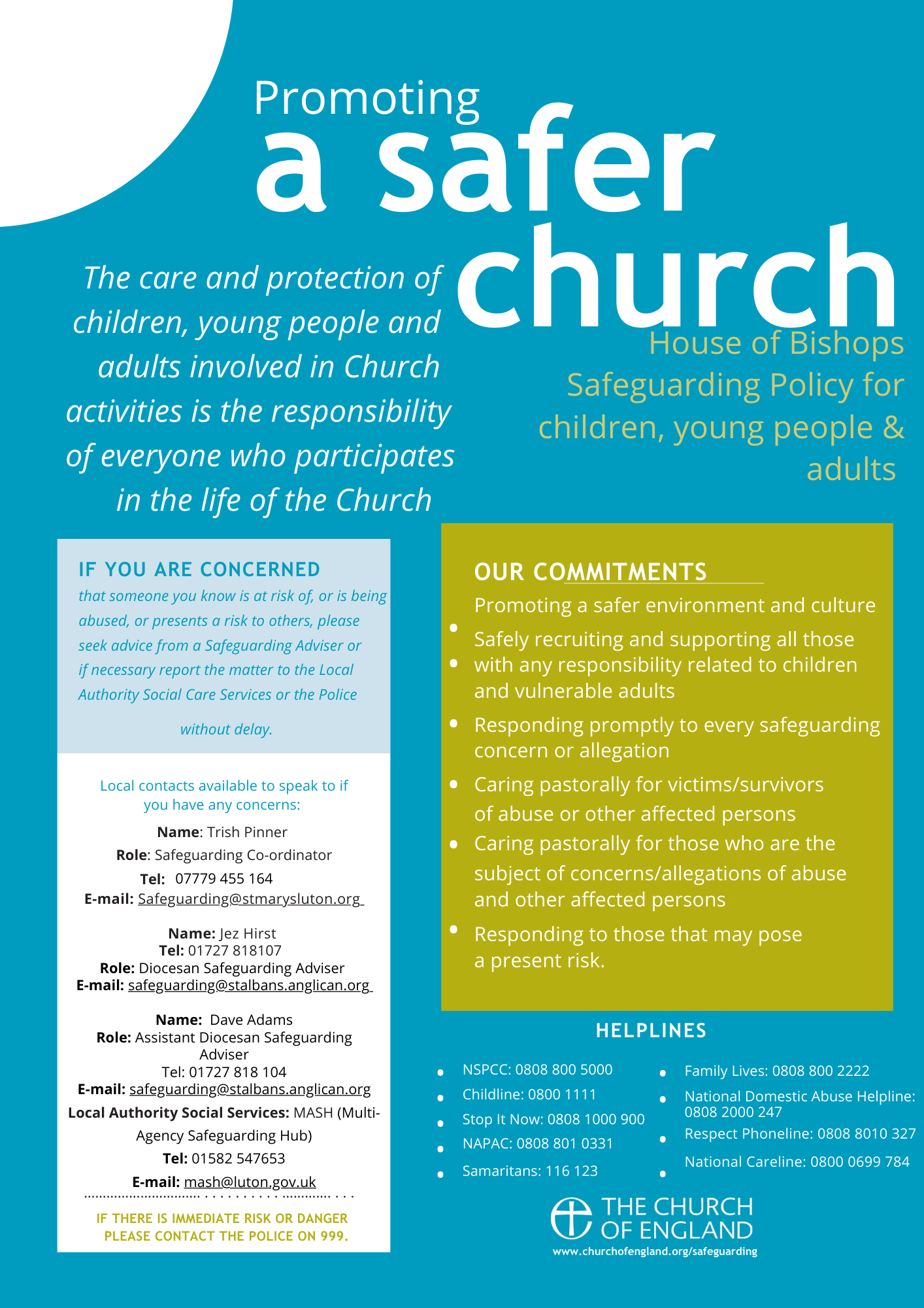 Safeguarding — St Marys Luton