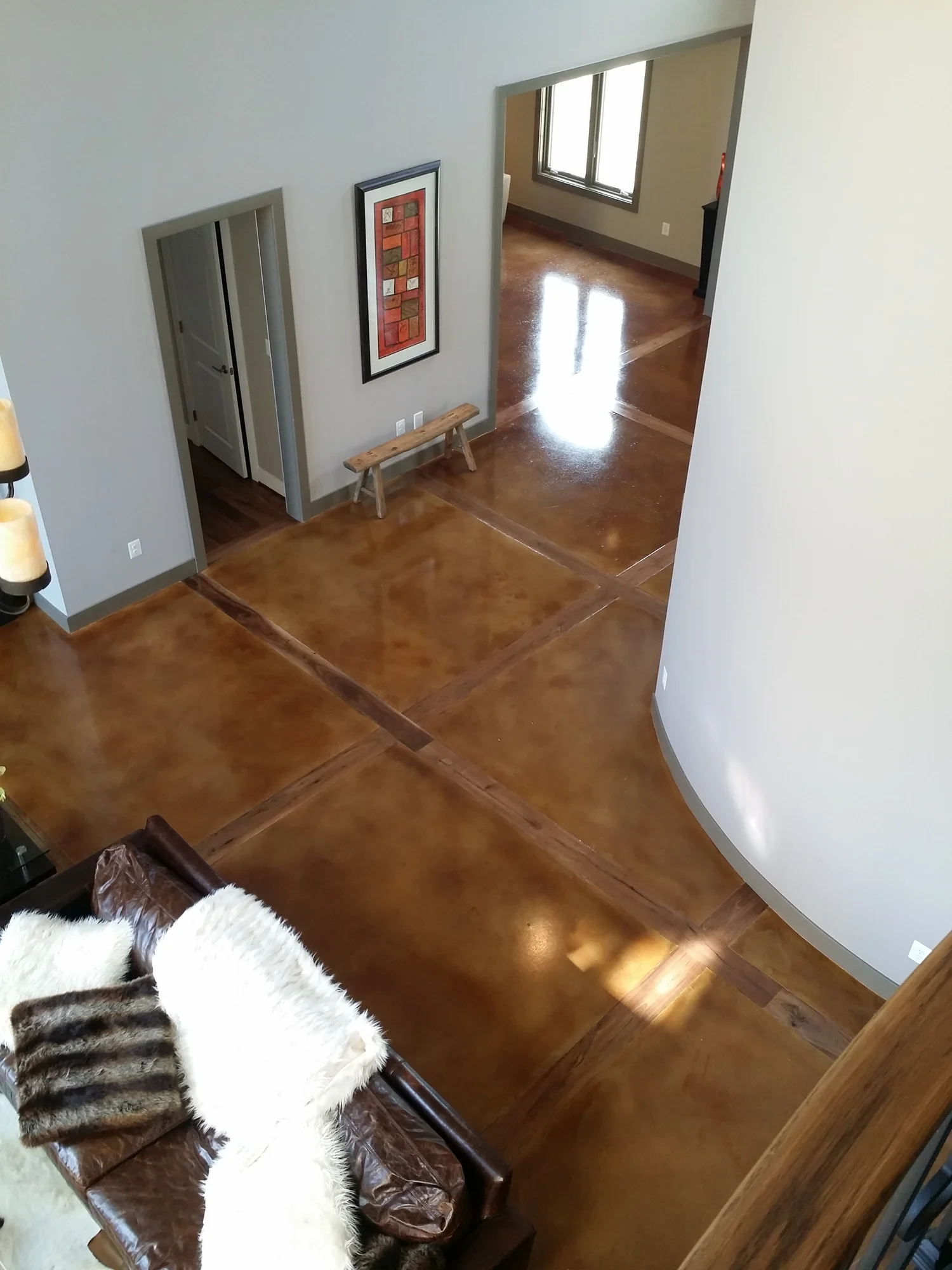 Residential Wood Inlay — Hyde Concrete