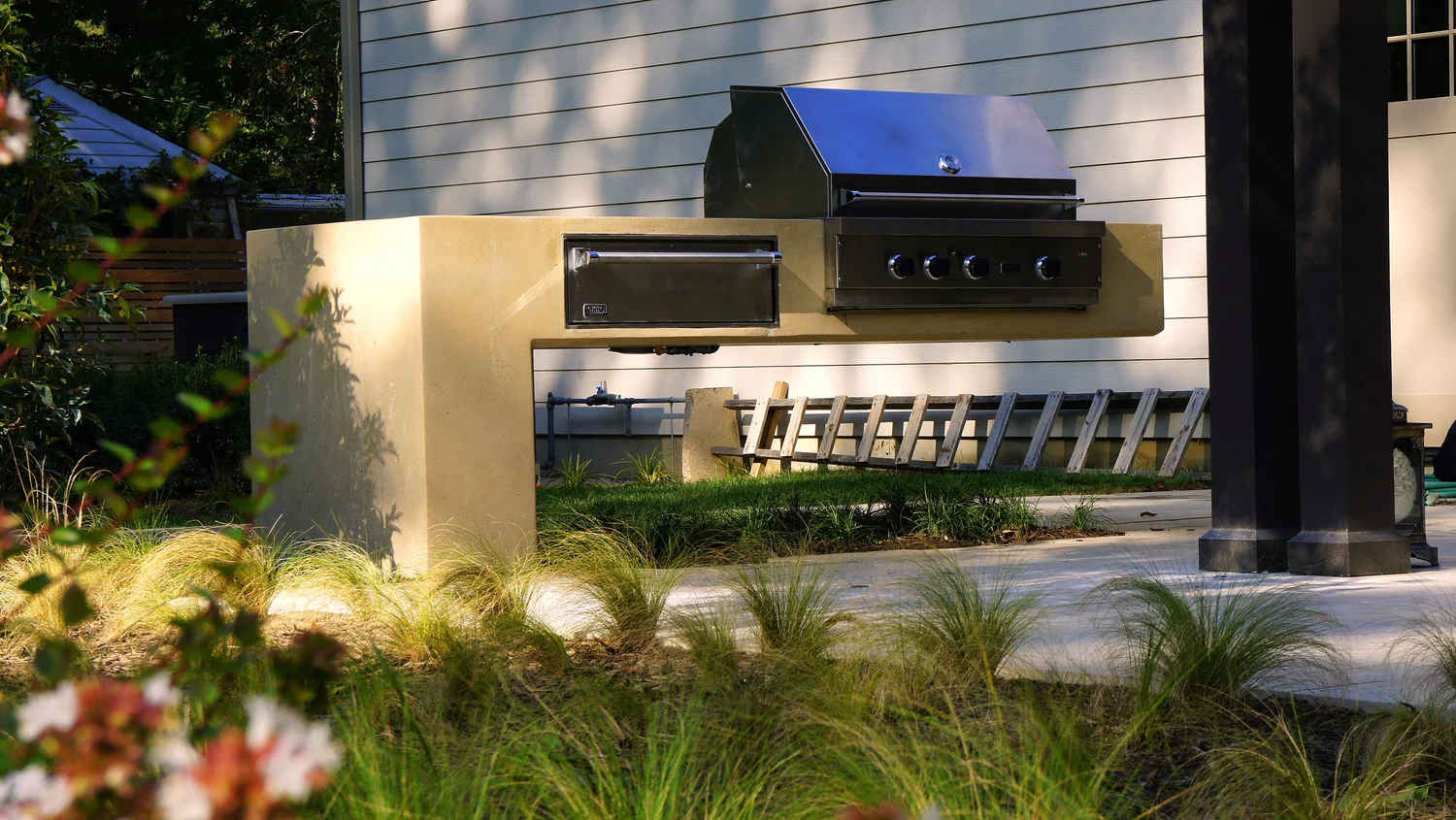 Cantilever Grill Station — Hyde Concrete