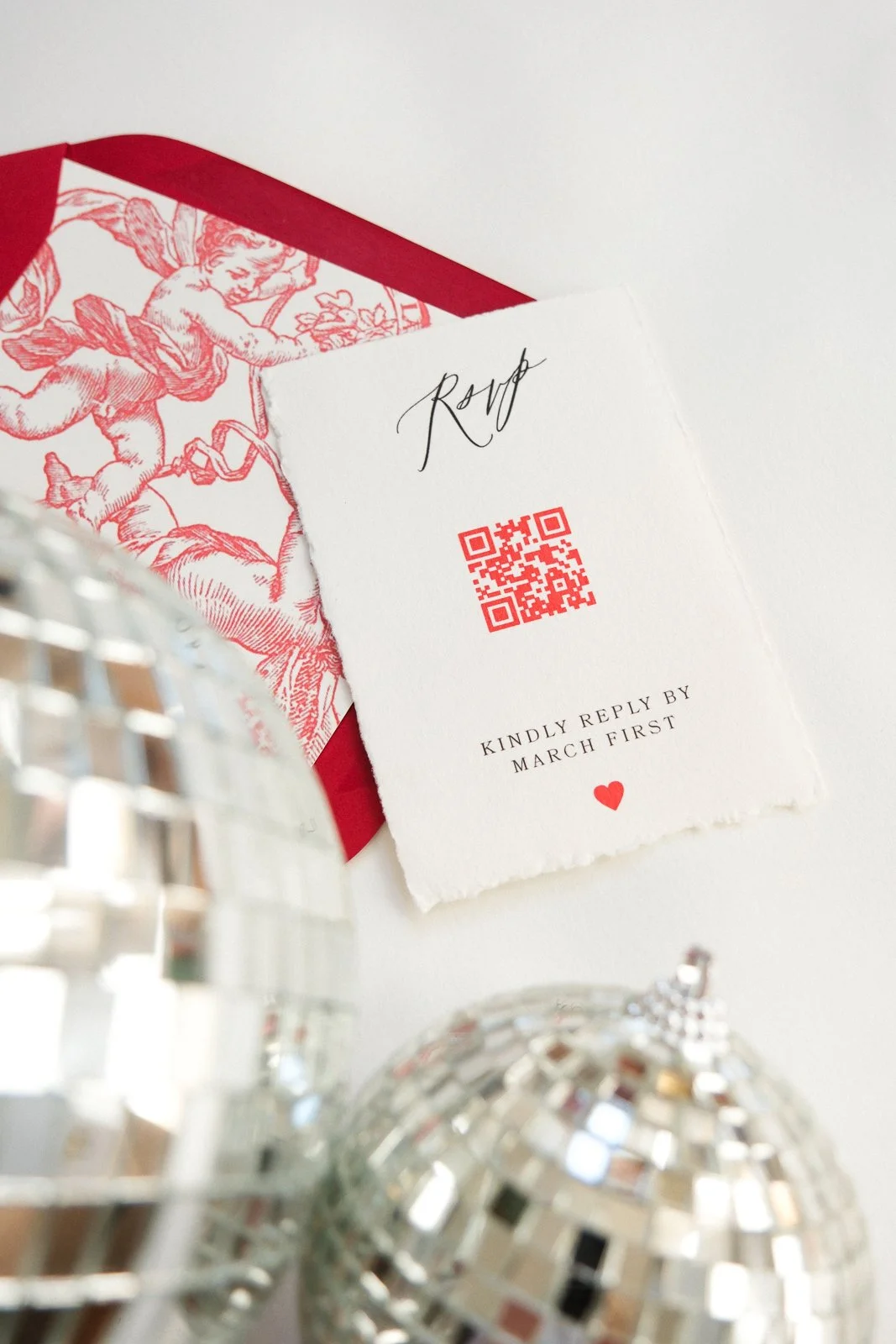 Vintage Cupid Wedding Invitation Suite — Jes Rose Design