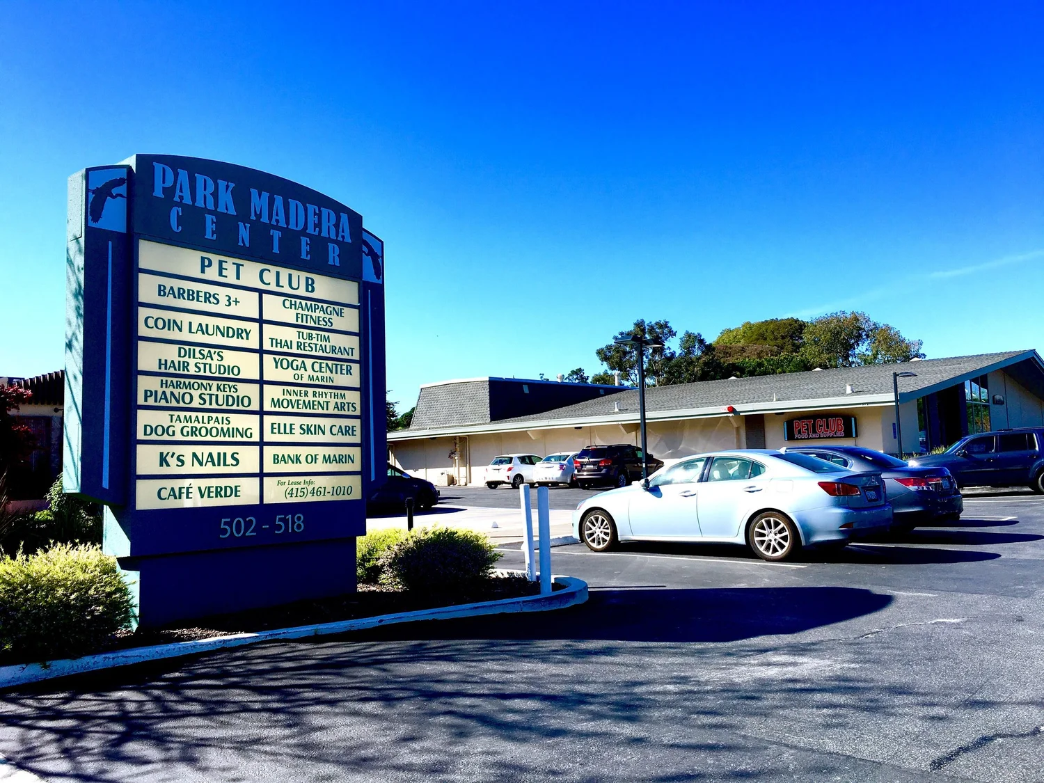 Corte Madera — PET CLUB