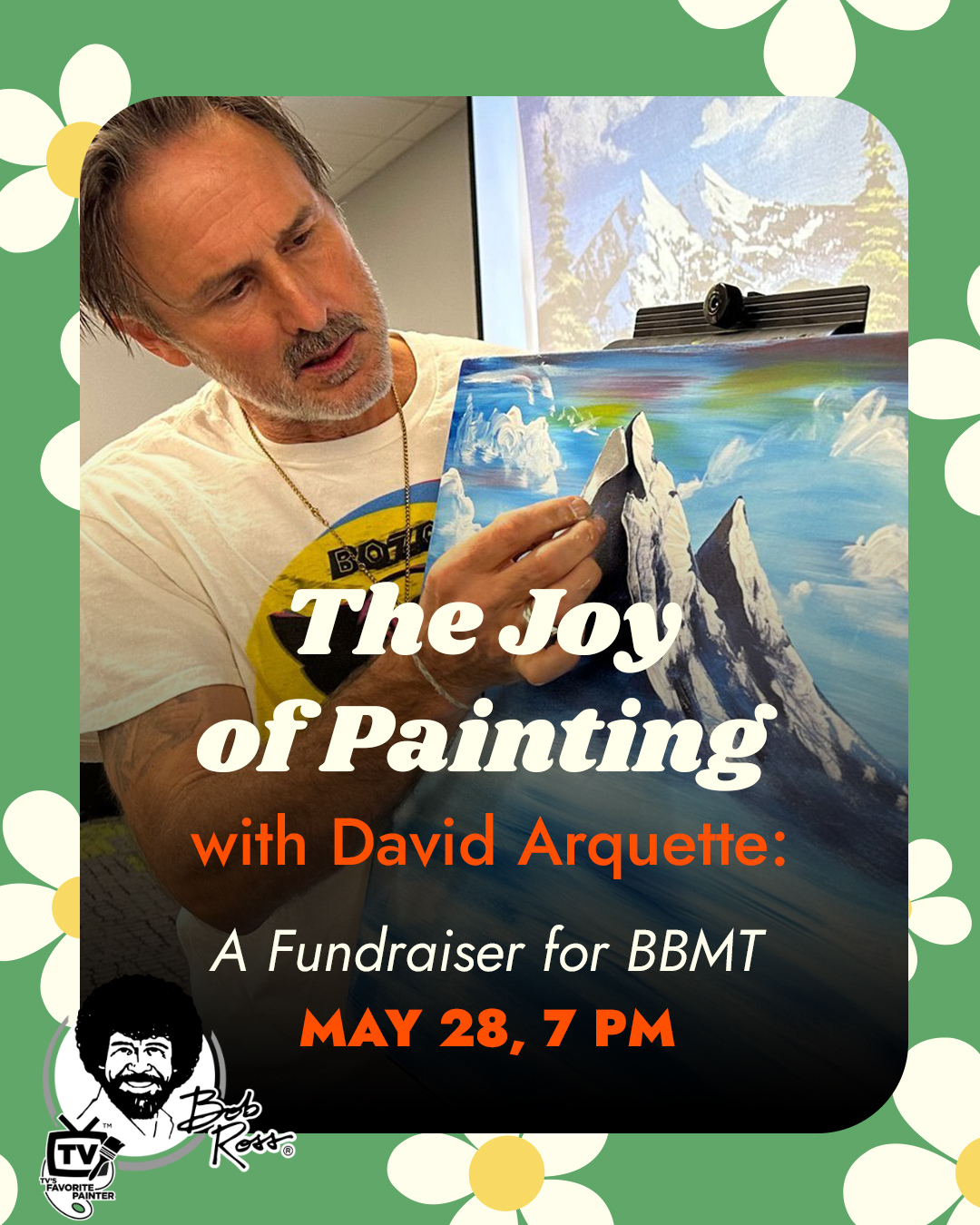 The Joy of Painting with David Arquette: A Fundraiser for BBMT — Bob ...