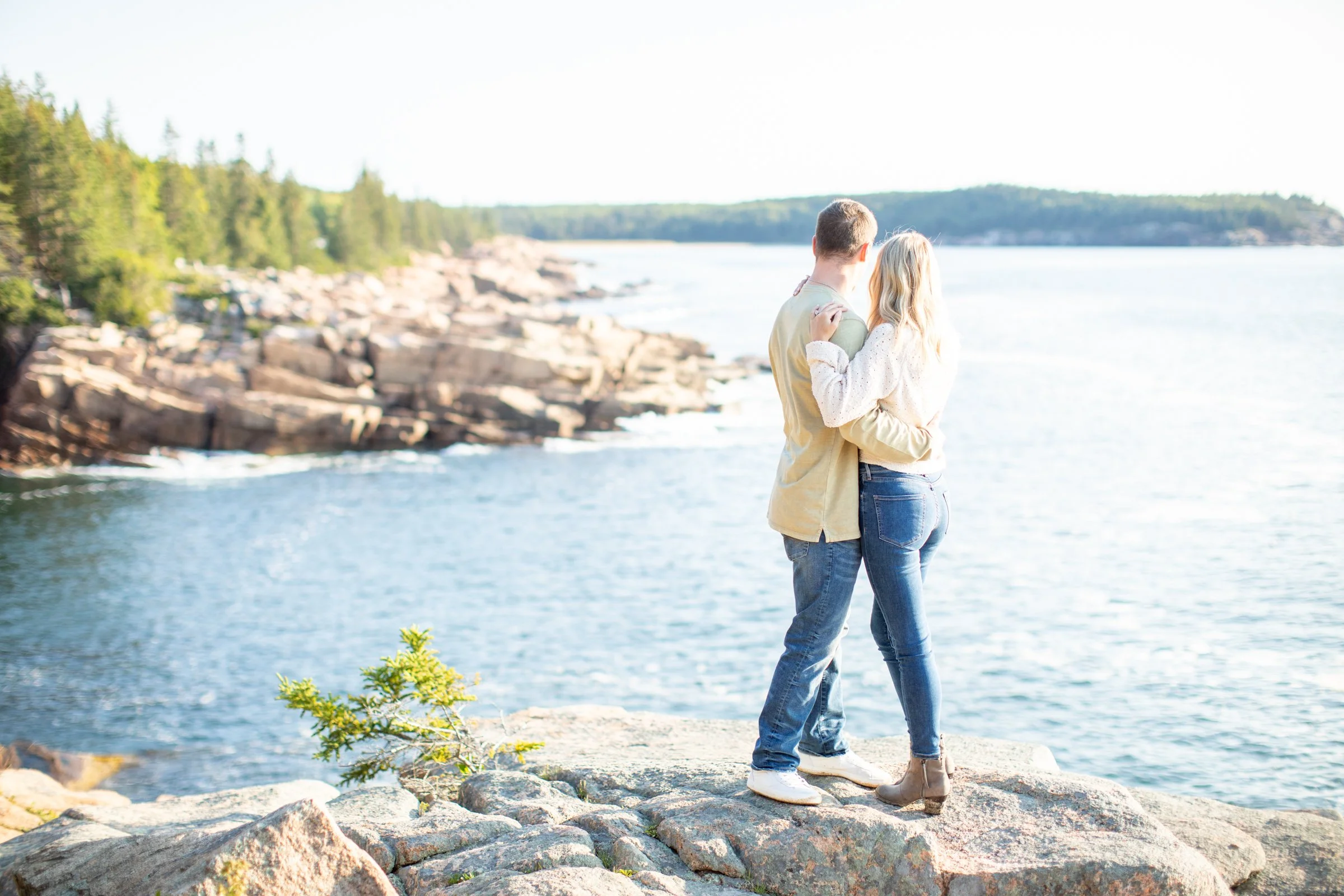 Kenzie & Austin - Sand Beach and Ocean Path Engagement Session in ...