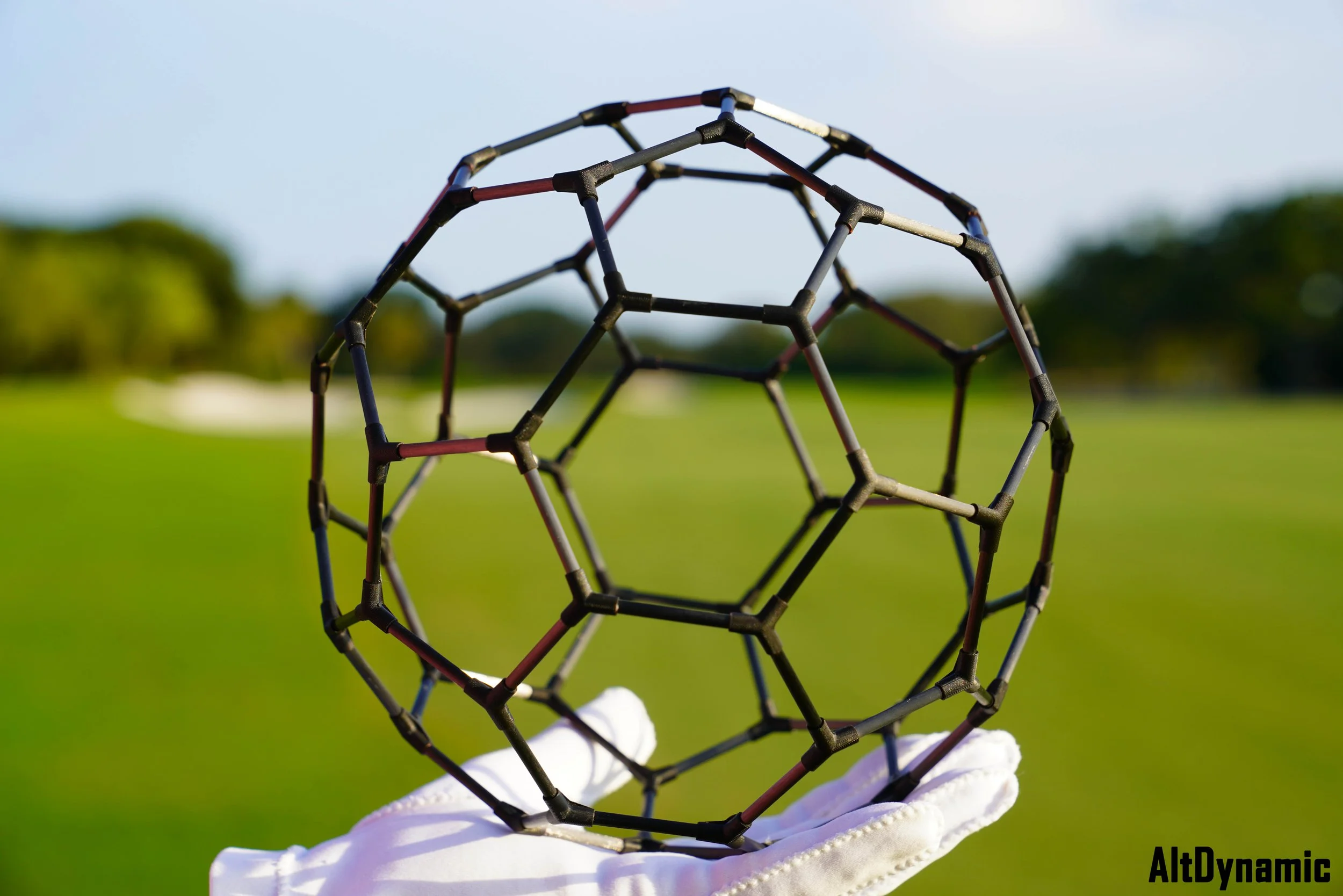 Buckyball - C60 Carbon Fiber Model