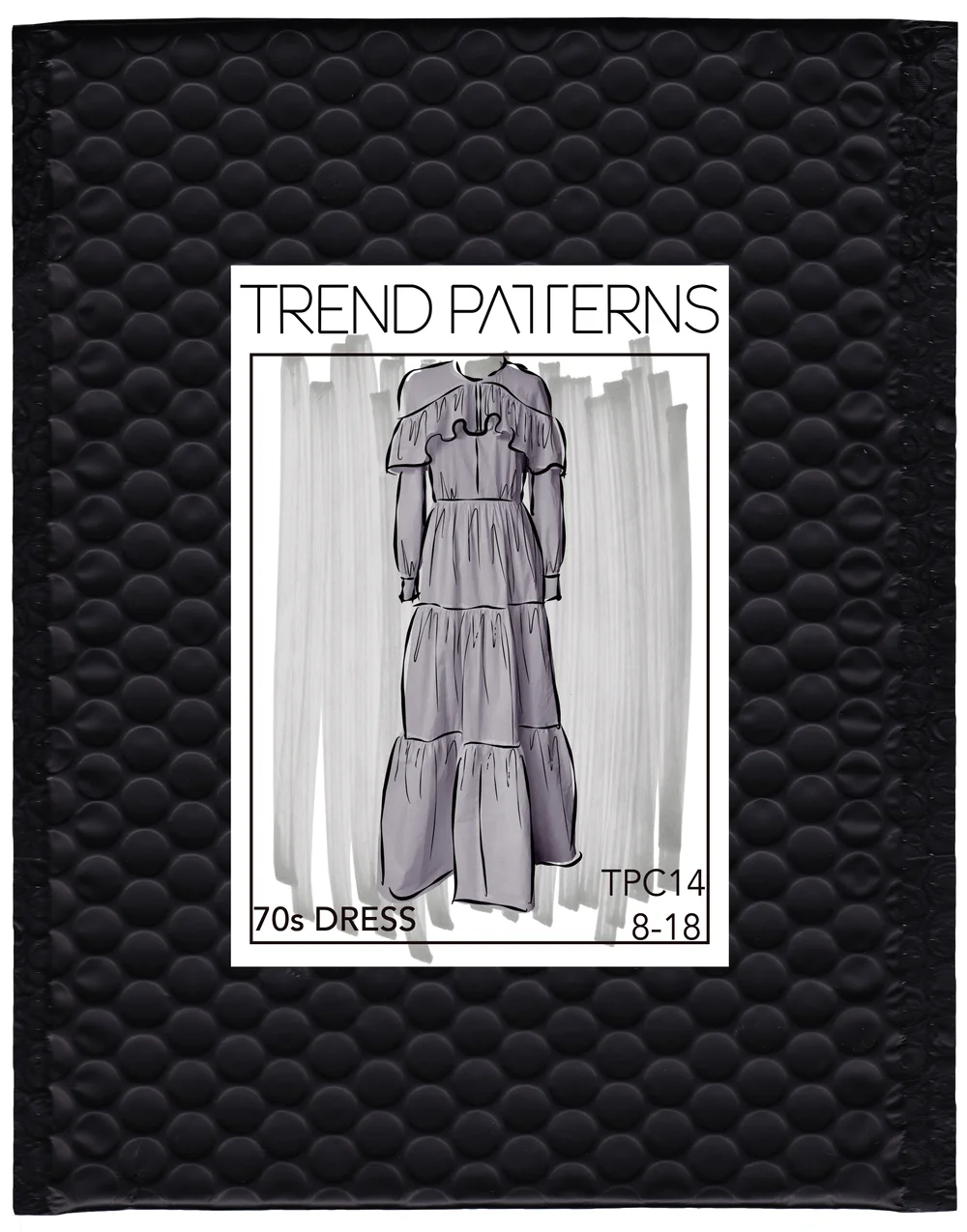 TPC34//PANELLED DRESS — TREND PATTERNS