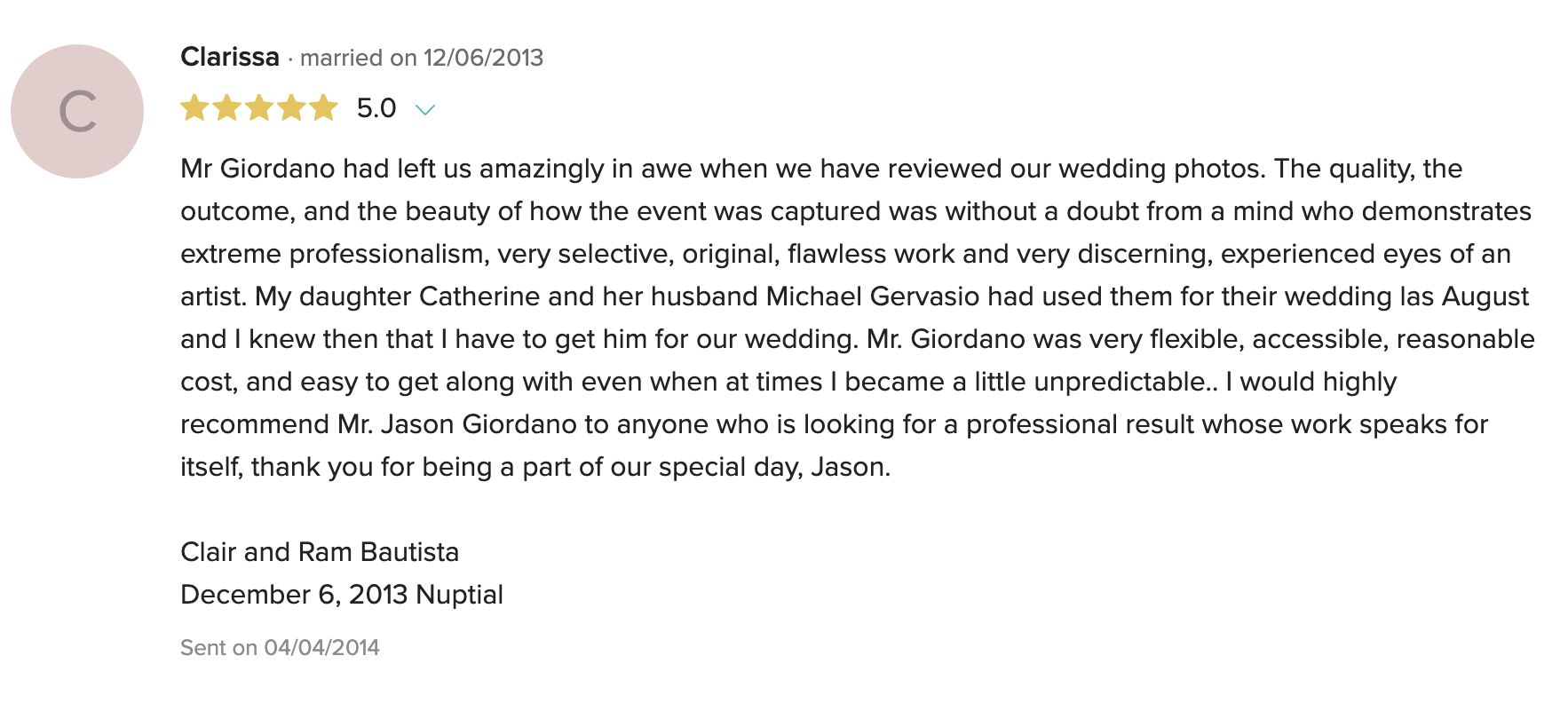 Best Wedding Photographer Reviews | 5-Star Rated Services