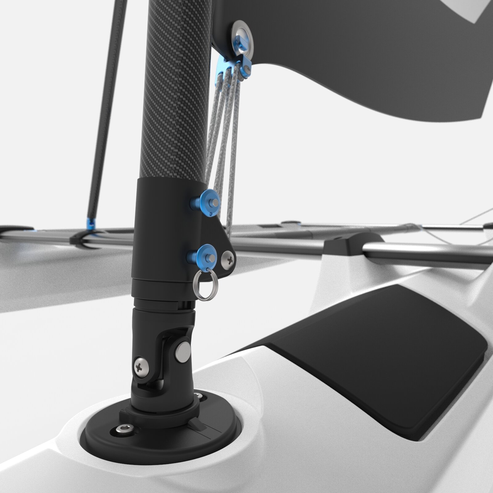 Modular multihull boat — small trimaran catamaran tacking outrigger ...