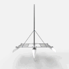 Modular multihull boat — small trimaran catamaran tacking outrigger ...