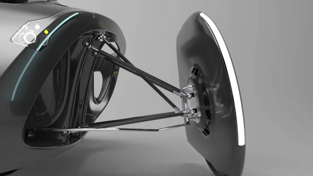 Monocoque recumbent velomobile with wing sail — Pixel & Timber