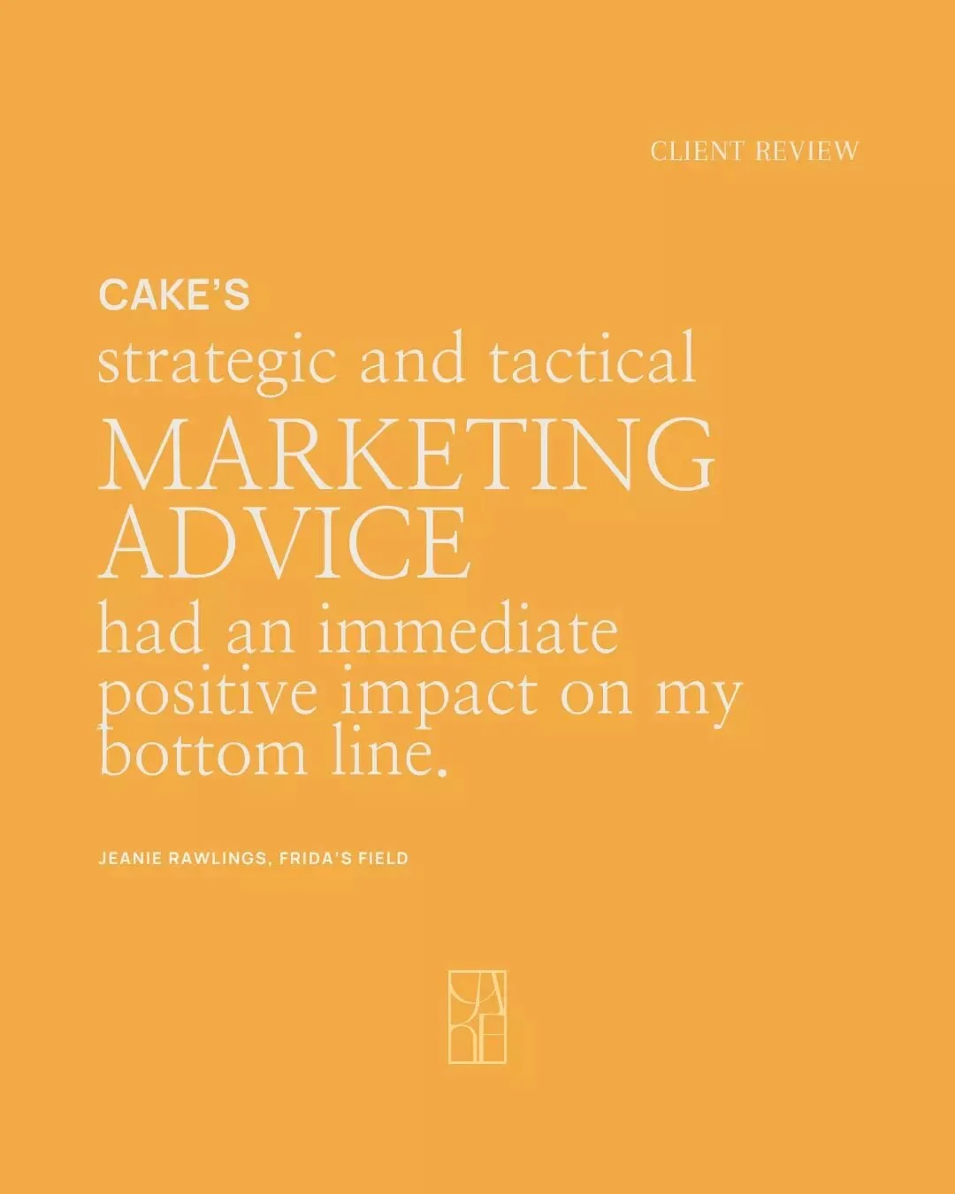 Cake Marketing
