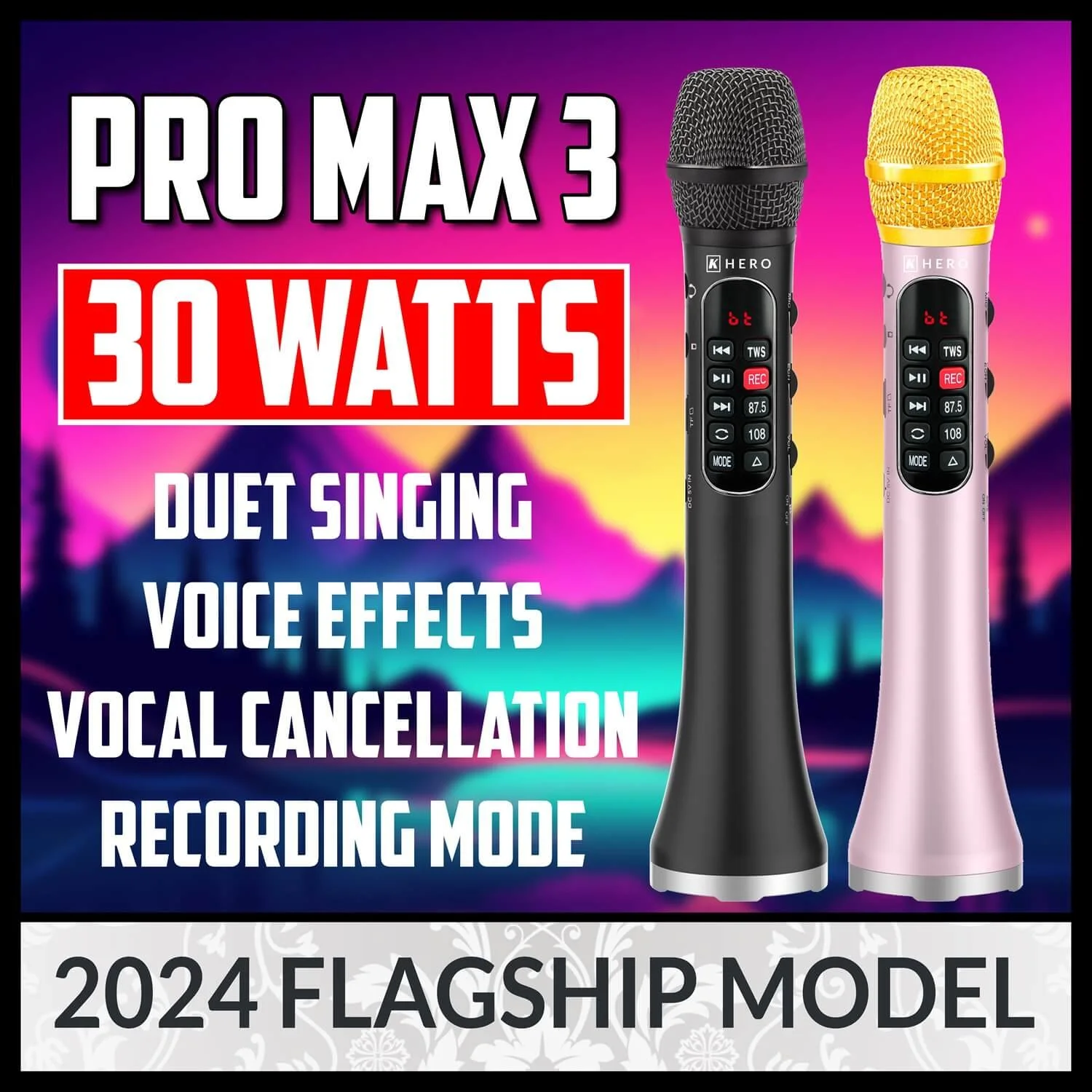 K Hero Melody Karaoke Microphone — K HERO