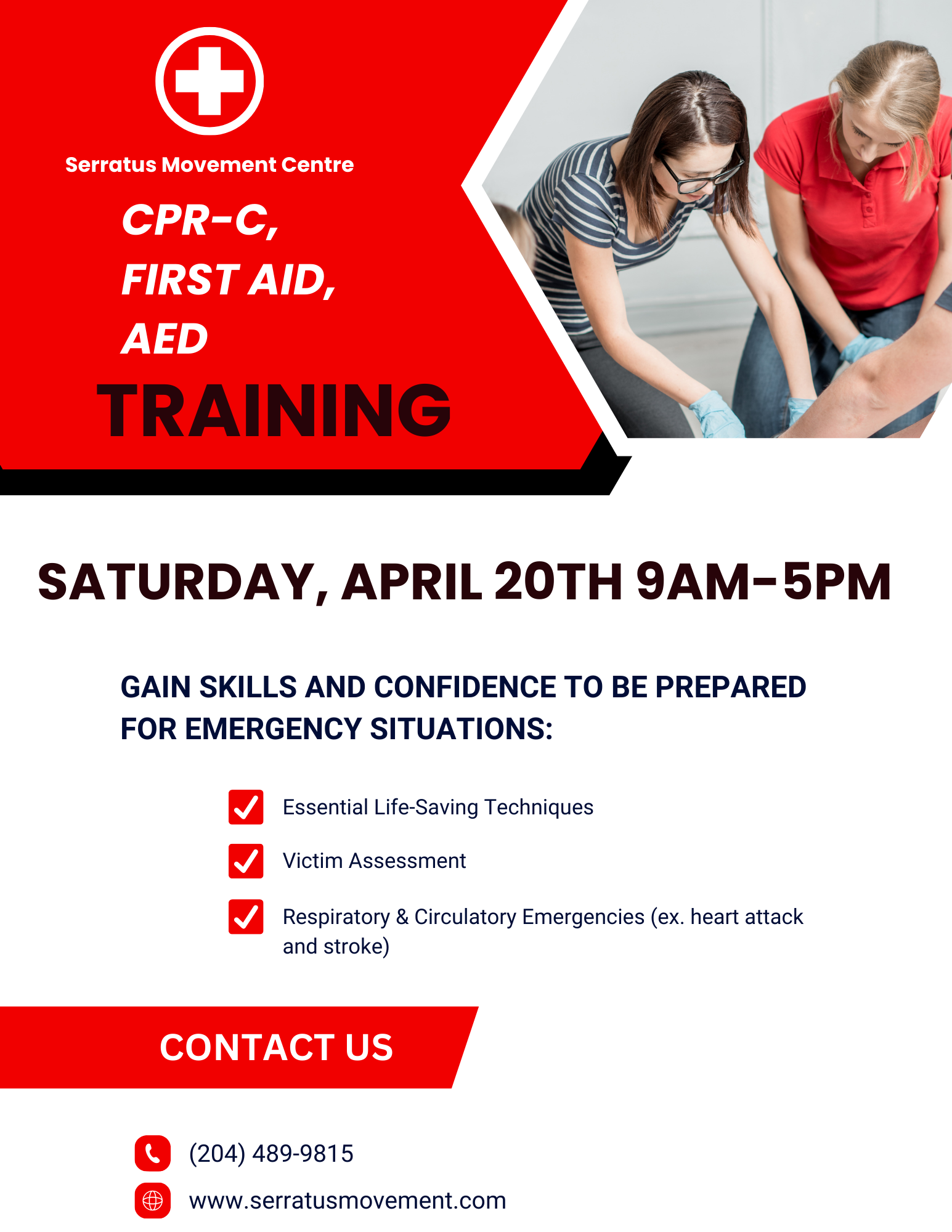 Safety Training — Serratus Movement Centre