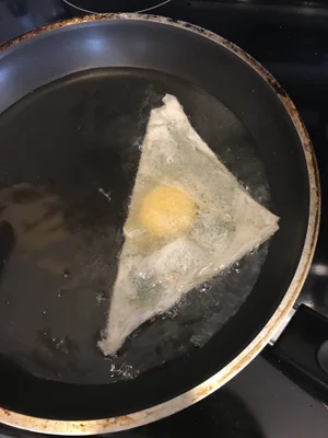 Tunisian brik with parsley and egg — Our Tunisian Table