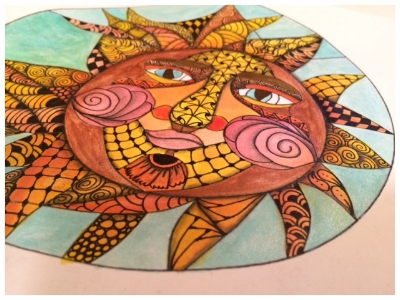 4 Easy Steps to Tangling with a Template — I Teach Tangling