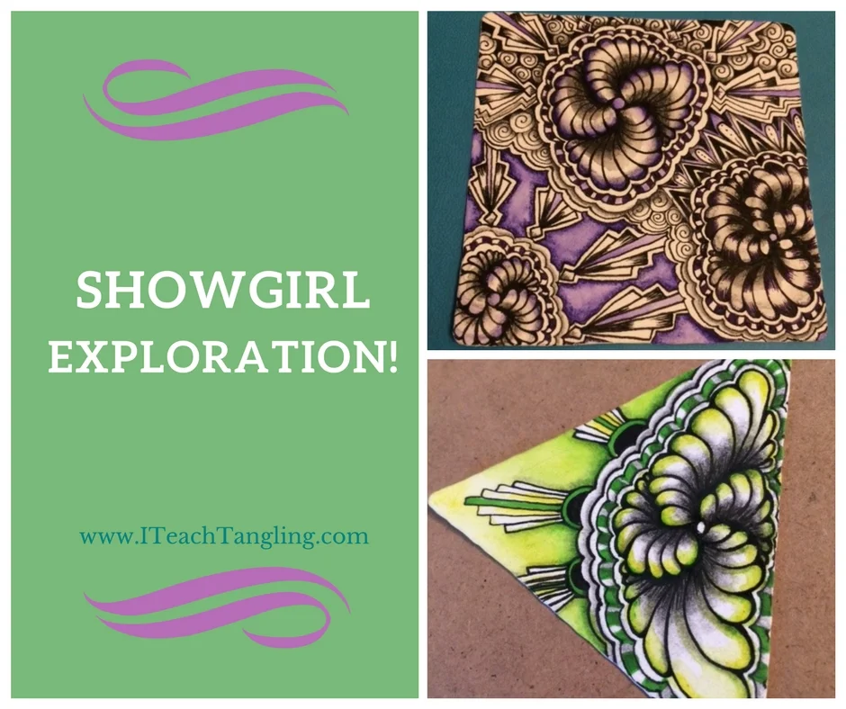 An Exploration of the Tangle Showgirl — I Teach Tangling