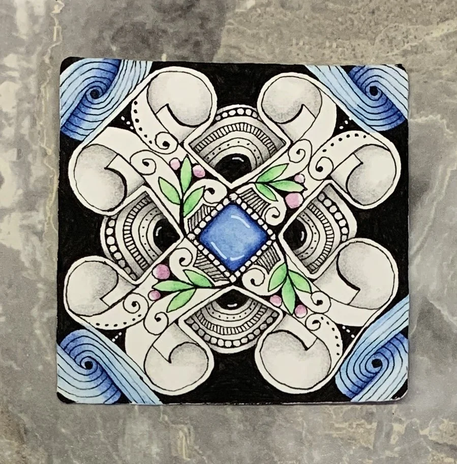 The 8 steps of Zentangle drawing changed my life — I Teach Tangling