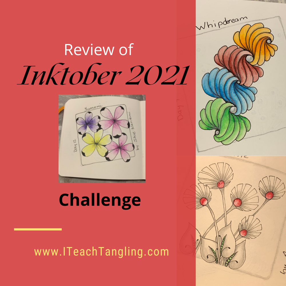 Review of Inktober Tangles 2021 — I Teach Tangling