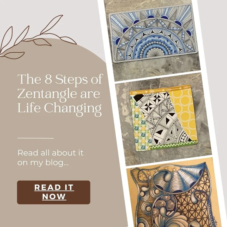 The 8 steps of Zentangle drawing changed my life — I Teach Tangling
