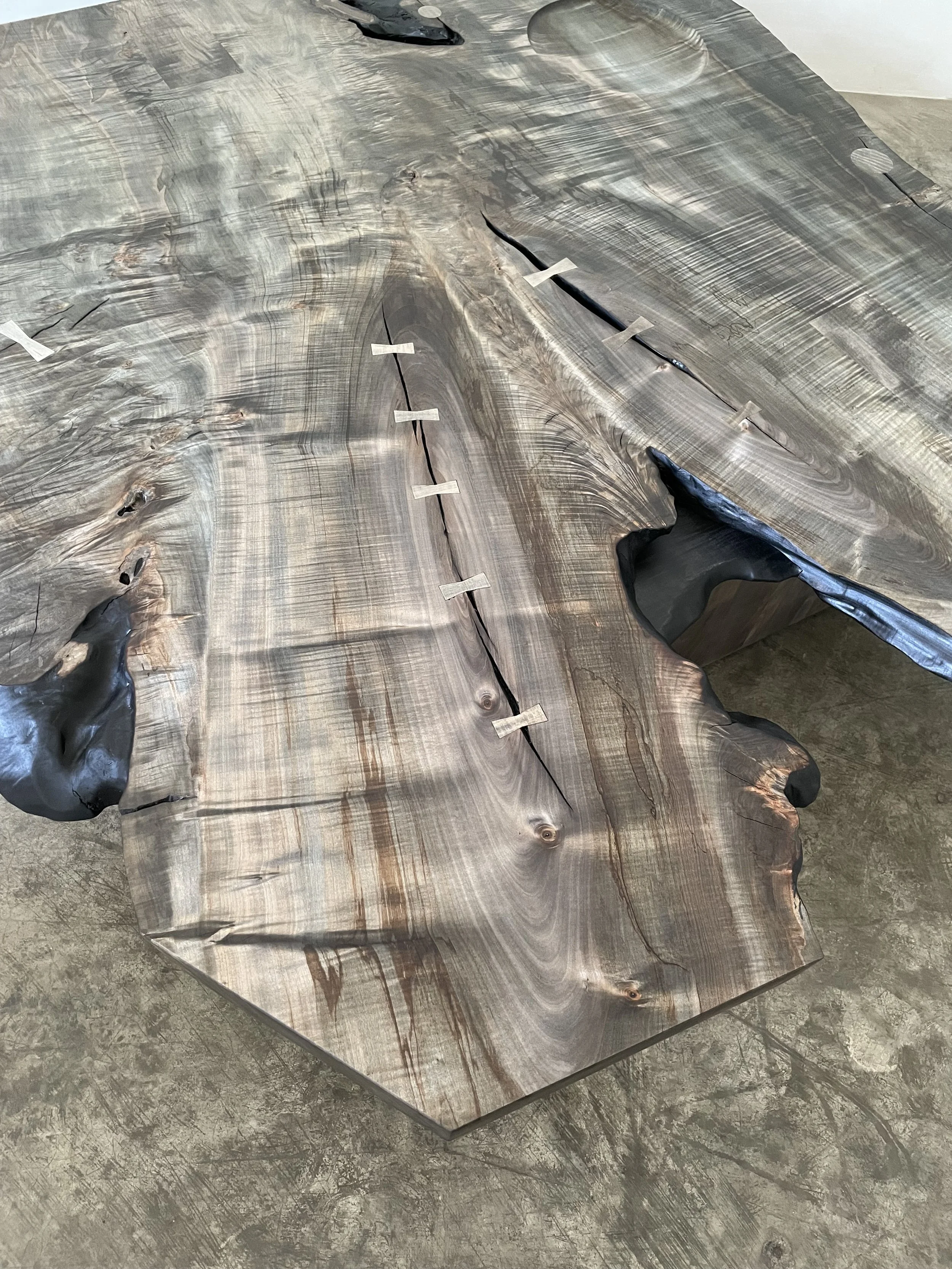 Maple Slab Low Table — fern