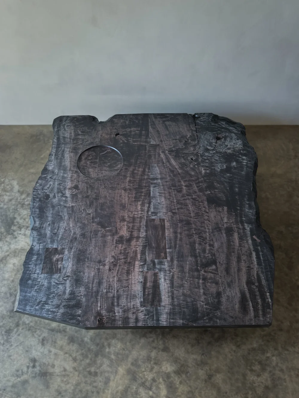 Maple Slab Low Table — fern