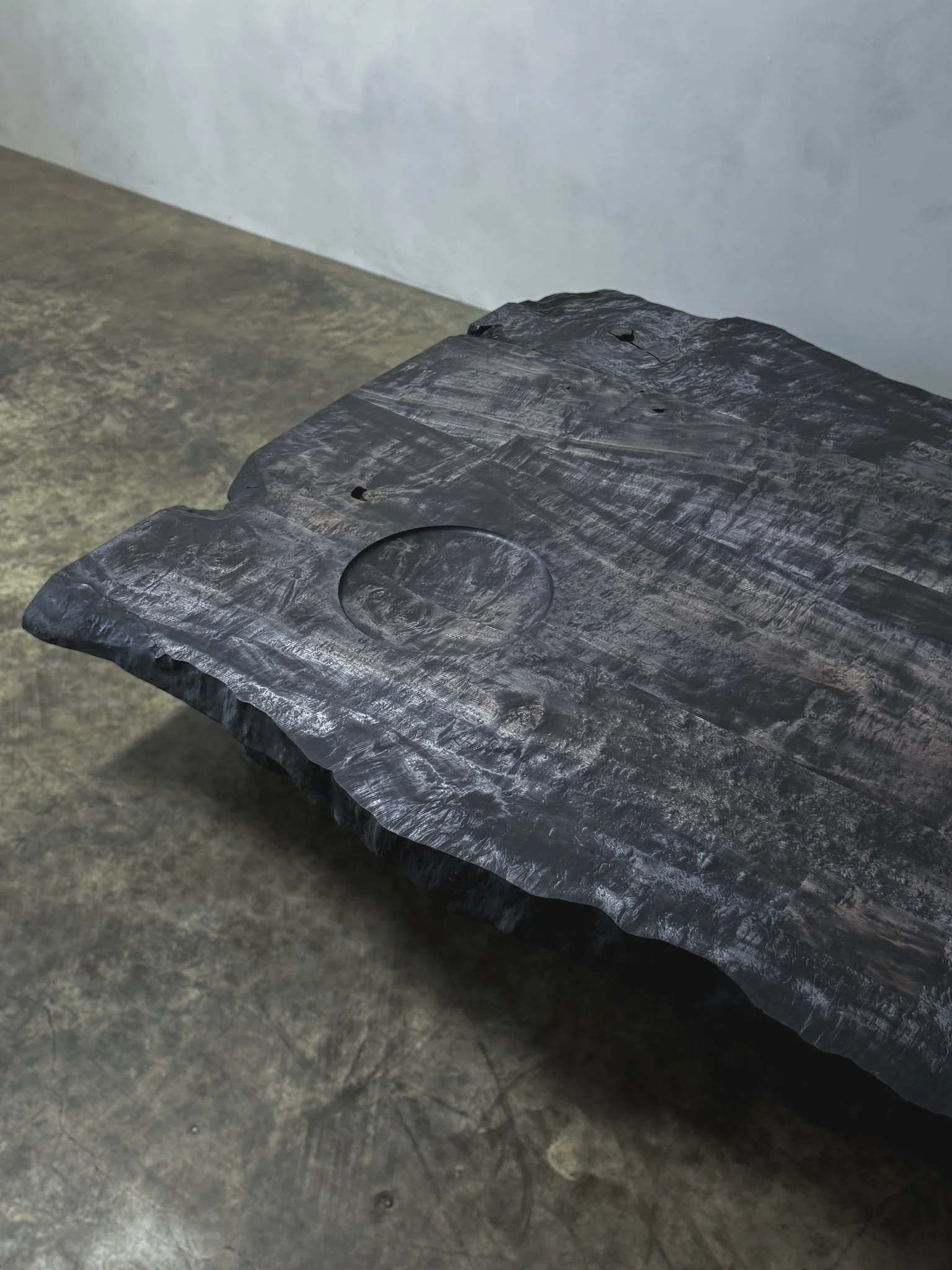 Maple Slab Low Table — fern