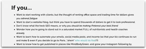 How To Write A High-Converting "About Me" Page On Your Nutrition ...