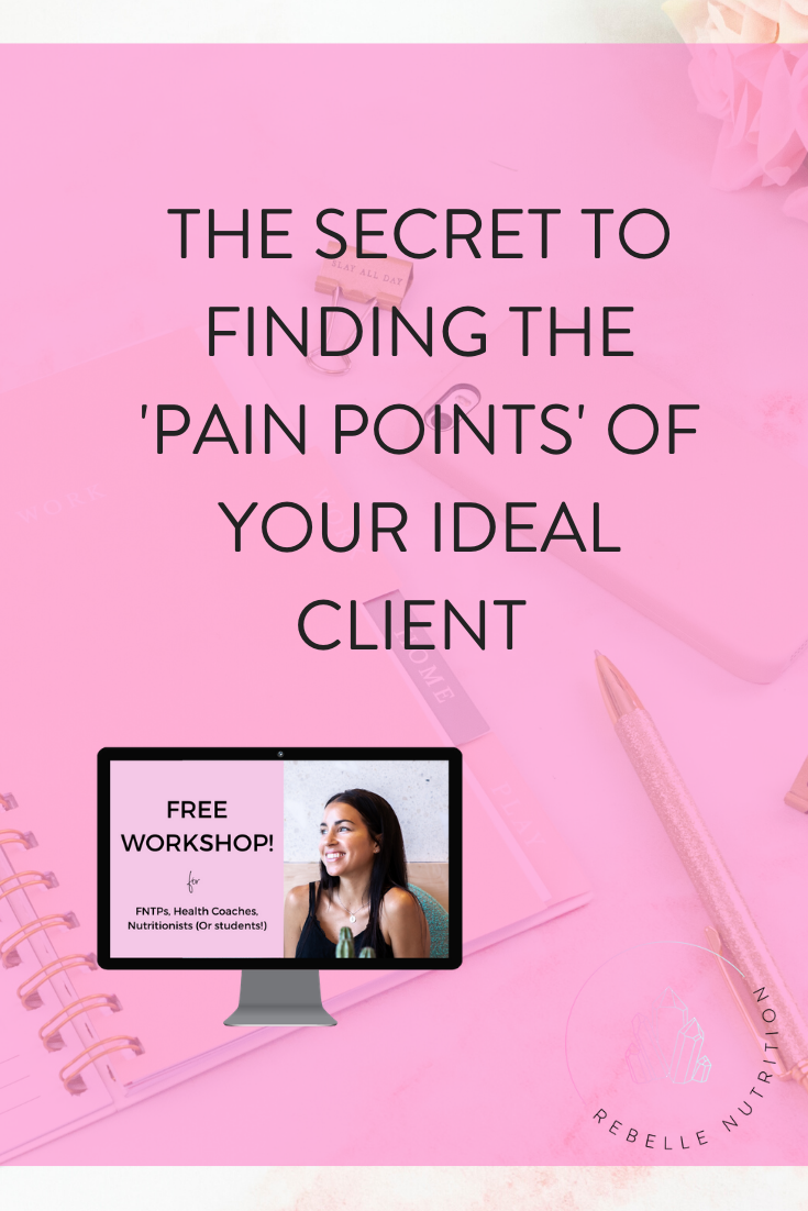 How To Find The "Pain Points" Of Your Ideal Audience As A Health Coach ...