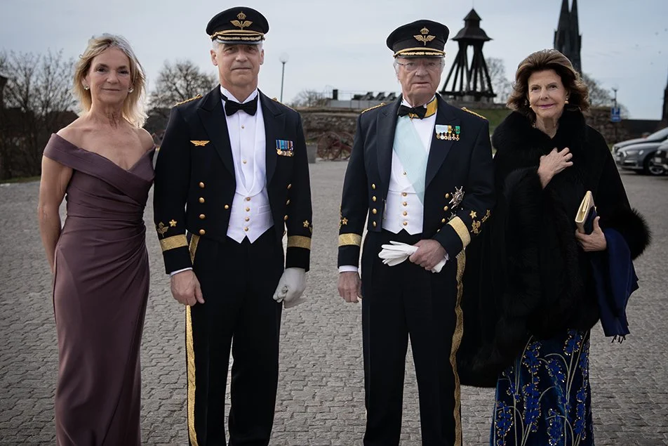 King Carl Gustaf and Queen Silvia attend Swedish Air Force's 100th ...