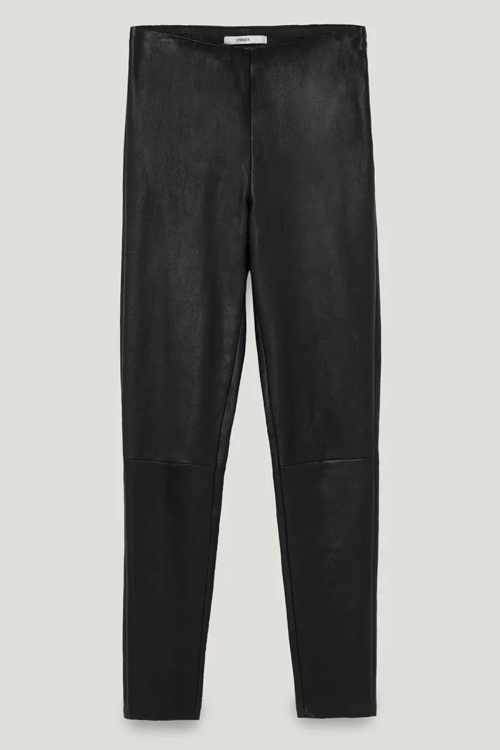 Uterque Nappa Leggings in Black — UFO No More