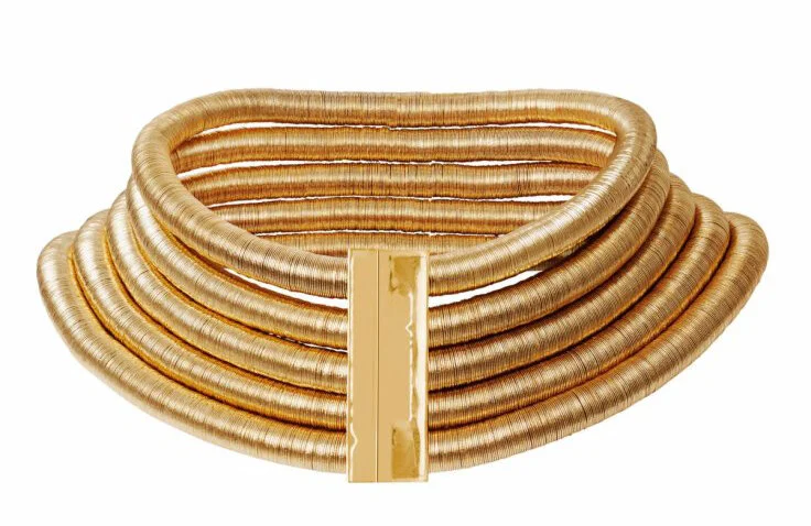 H&M x Balmain Gold Choker Necklace — UFO No More