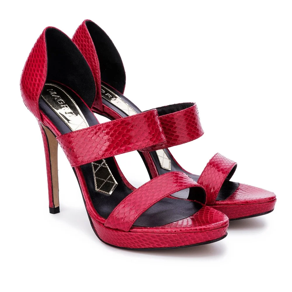 Magrit Silvia Sandals in Red — UFO No More