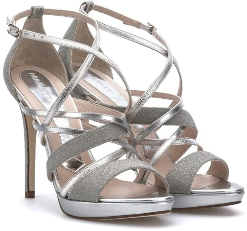 Magrit Hera Sandals in Silver — UFO No More