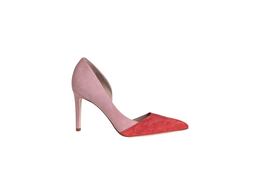By Malene Birger Pax Pumps in Pink/Red Suede — UFO No More