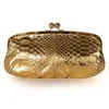 Chloé Python Clutch in Gold — UFO No More