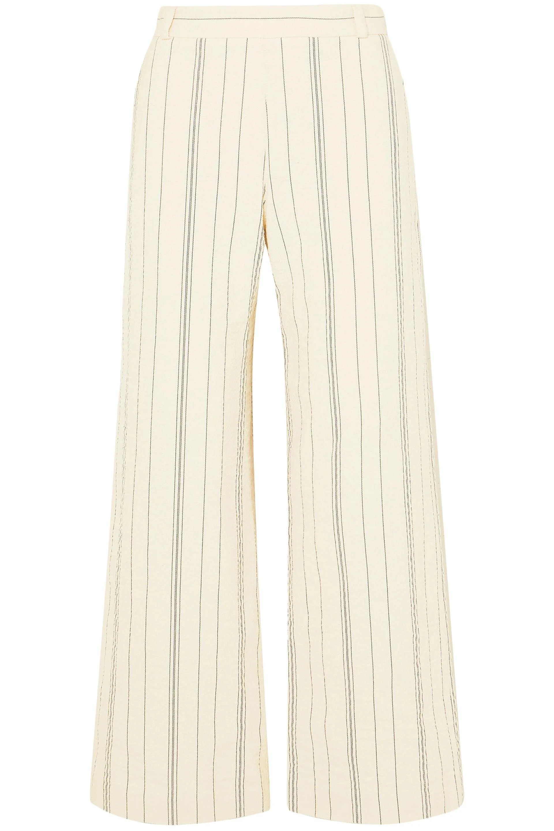 See By Chloé Pinstriped Wide Leg Trousers — Ufo No More