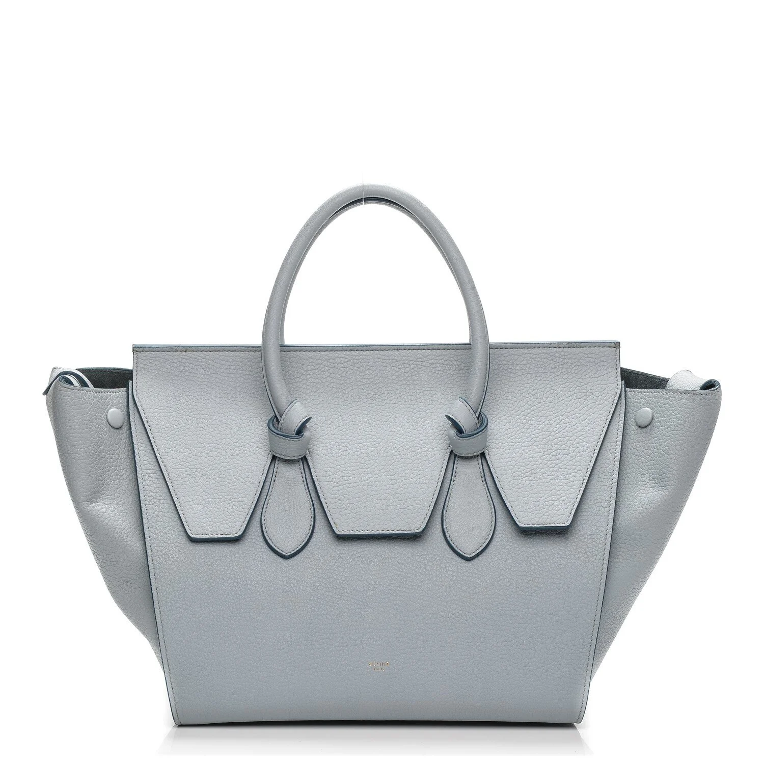 Céline Tie Bag in Light Blue Leather — UFO No More