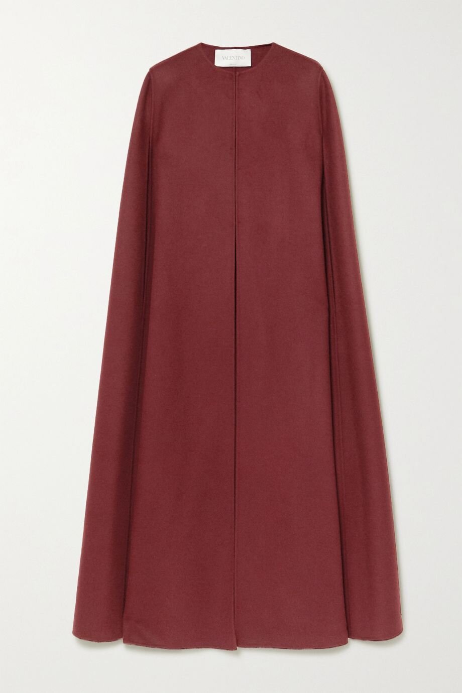 Valentino Wool and Cashmere-blend Cape in Red — UFO No More