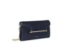 Strathberry Multrees Chain Wallet in Embossed Croc Navy — UFO No More