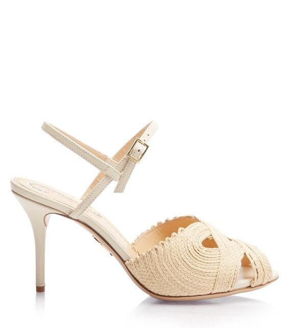 Charlotte Olympia Dolly Pumps in Beige Leather — UFO No More Charlotte Olympia Dolly Pumps in Beige Leather — UFO No More