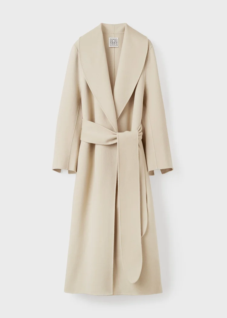 Toteme Robe Coat in Eggnog — UFO No More
