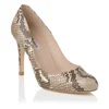 L.K. Bennett Shilo Pumps in Snakeskin — UFO No More