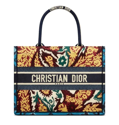 Christian Dior Book Tote in Flower & Balinese Endek Print — UFO No More