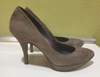 Magrit 18920 Platform Pumps in Taupe Suede — UFO No More