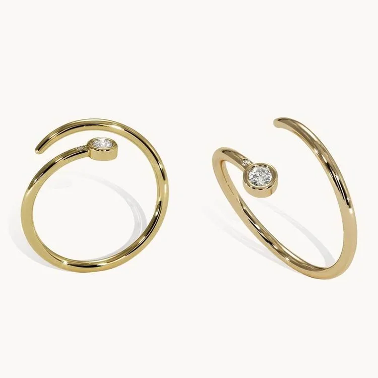 Shiffon Duet Pinky Rings — UFO No More