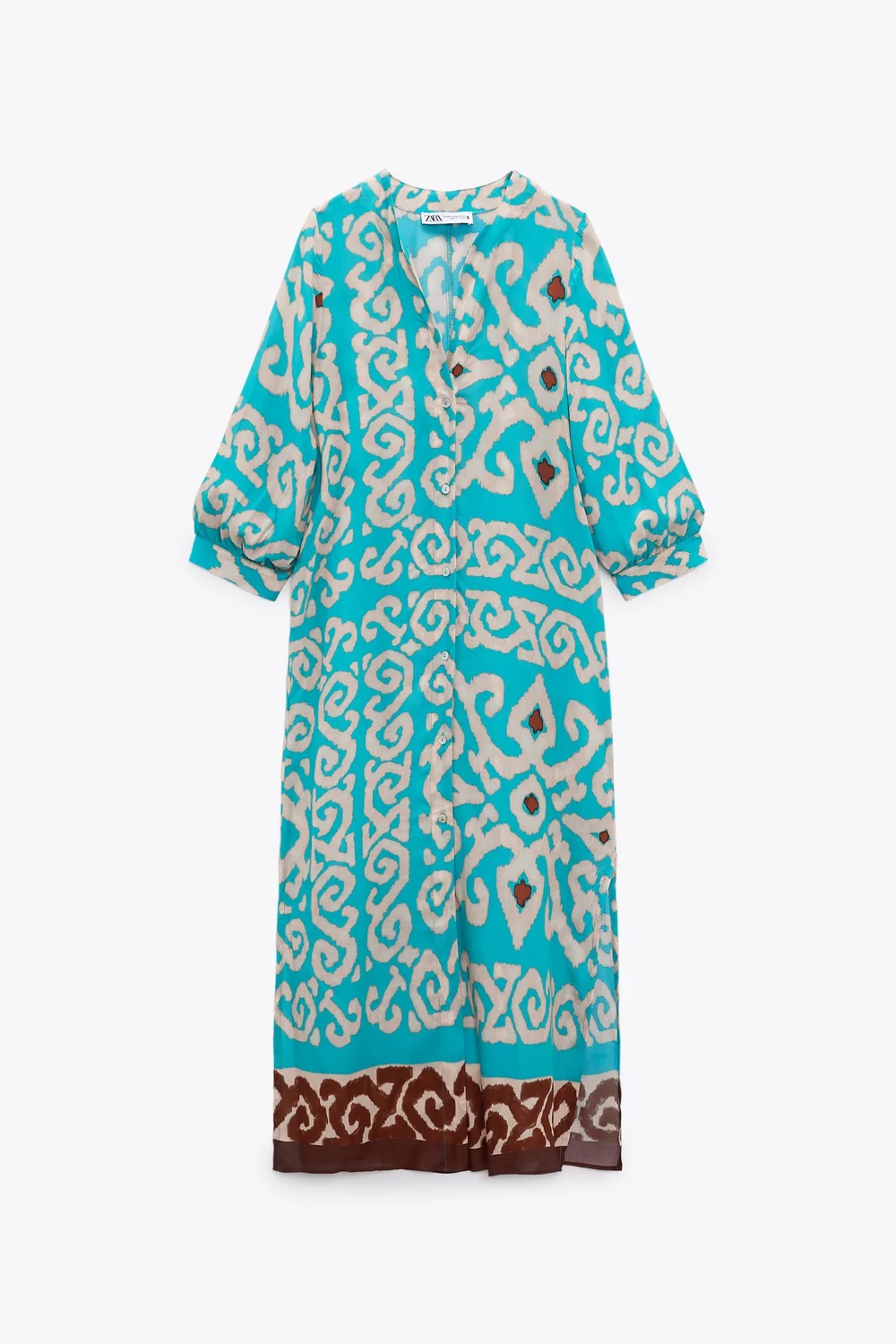 Zara Printed Tunic Midi Dress — UFO No More