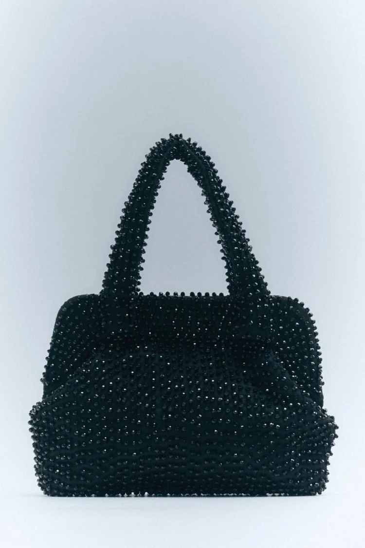 Zara Beaded Mini Bucket Bag — UFO No More