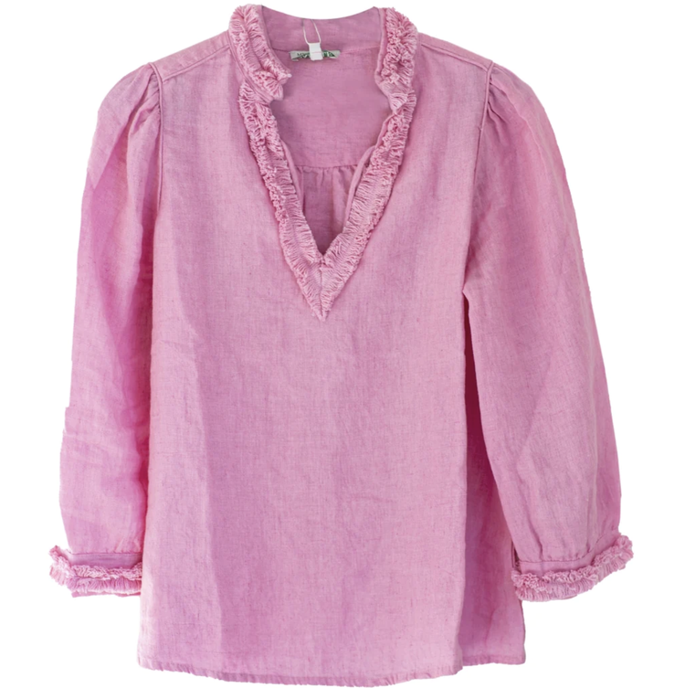 HÈST Linen Blouse in Pink — UFO No More